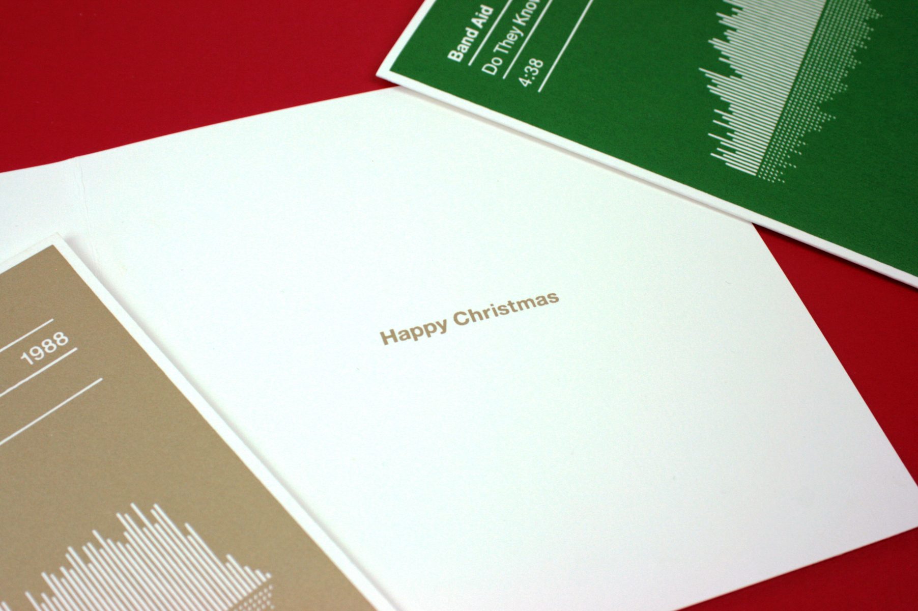 Christmas Song Sound Wave Christmas Card pack – Urban Makers