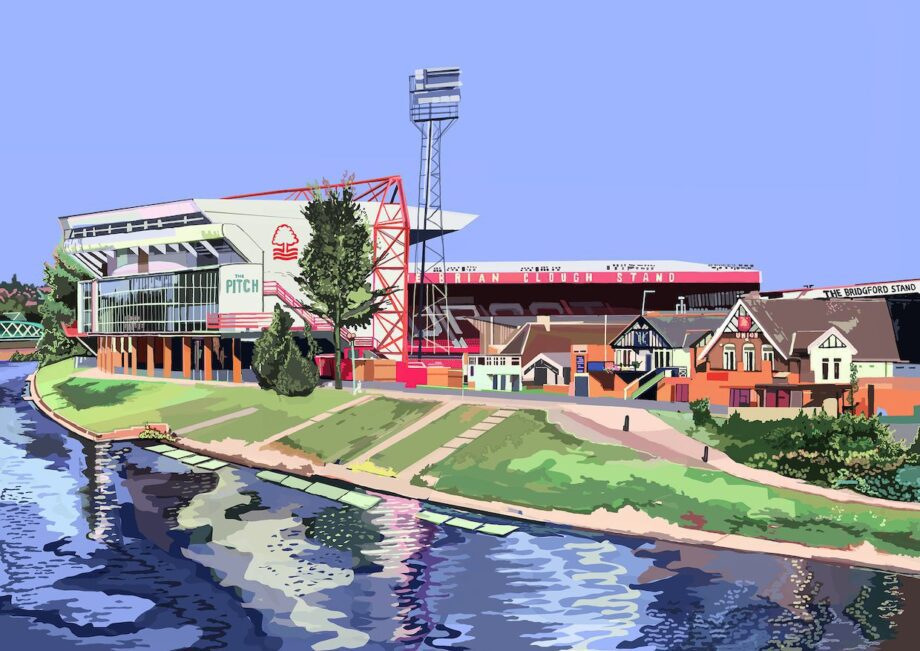 The City Ground, Nottingham Forest FC Stadium Art Print – Urban Makers