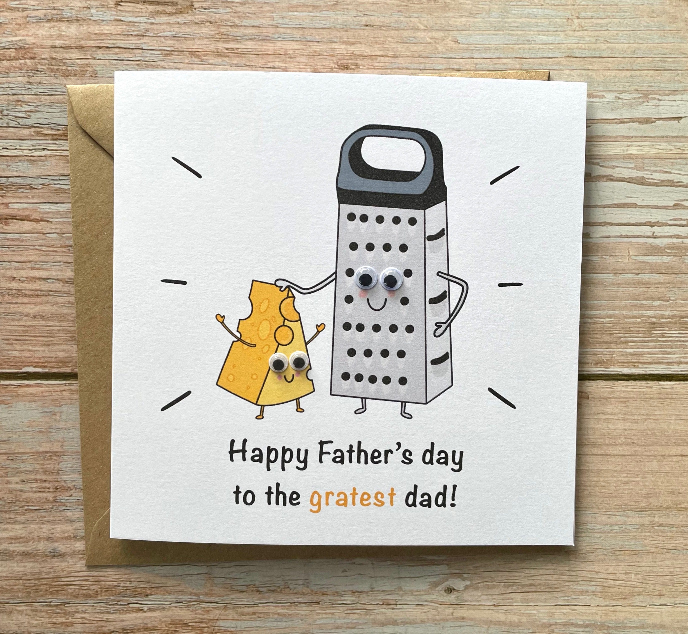 Cute Cheese and grate Father's Day Card – Urban Makers