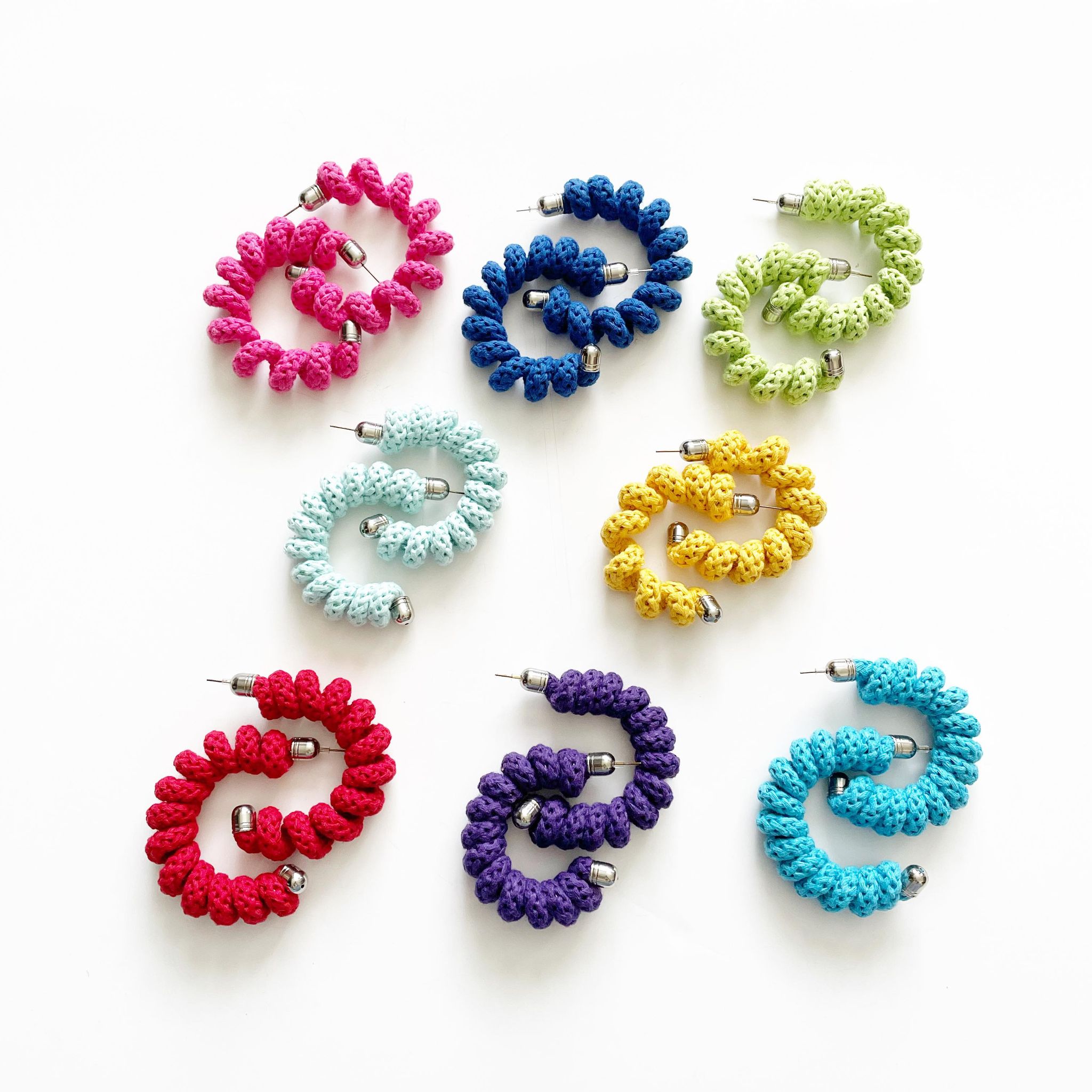 The Spring Hoop Earrings - Colourful Statement Hoops – Urban Makers