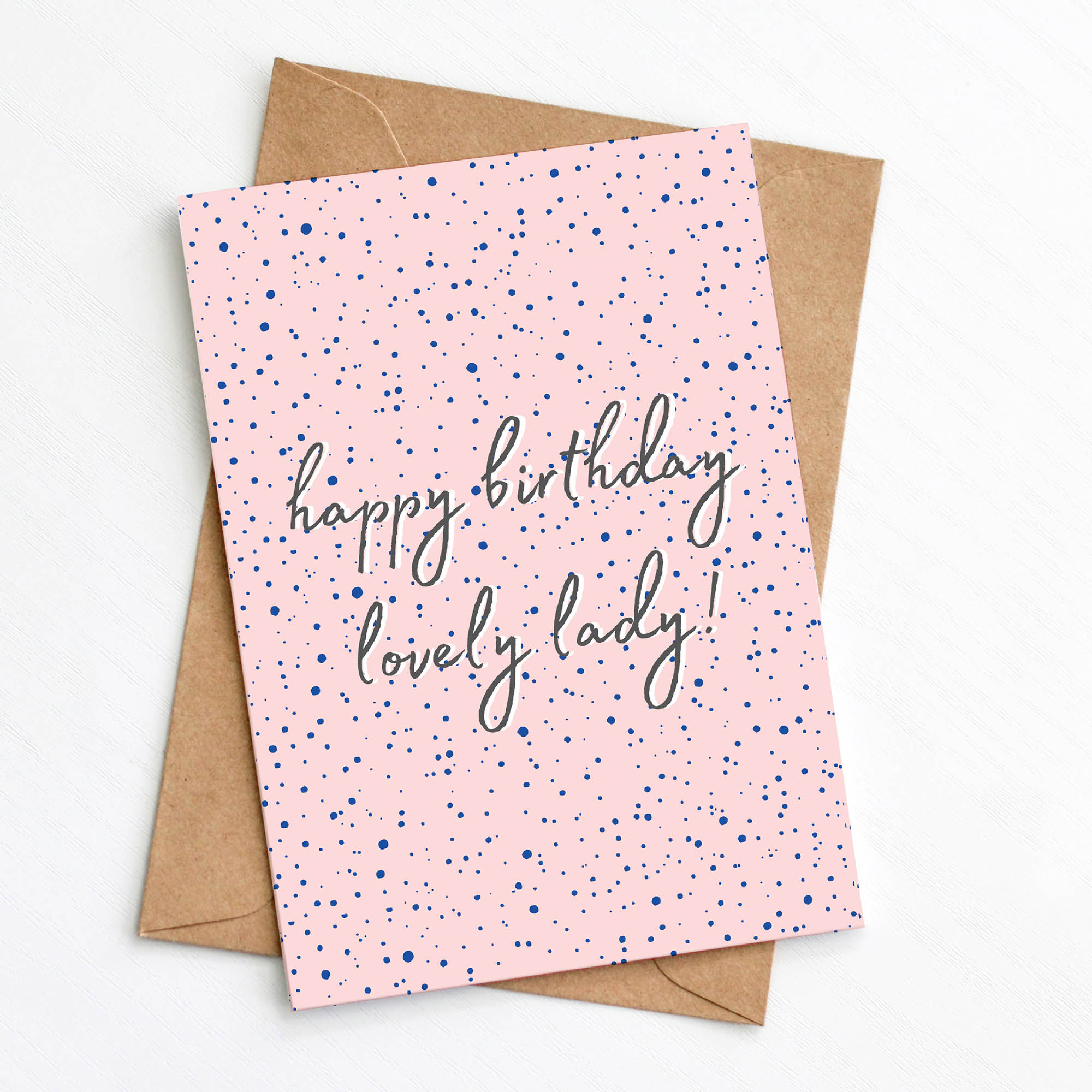 Lovely Lady Birthday Card – Urban Makers
