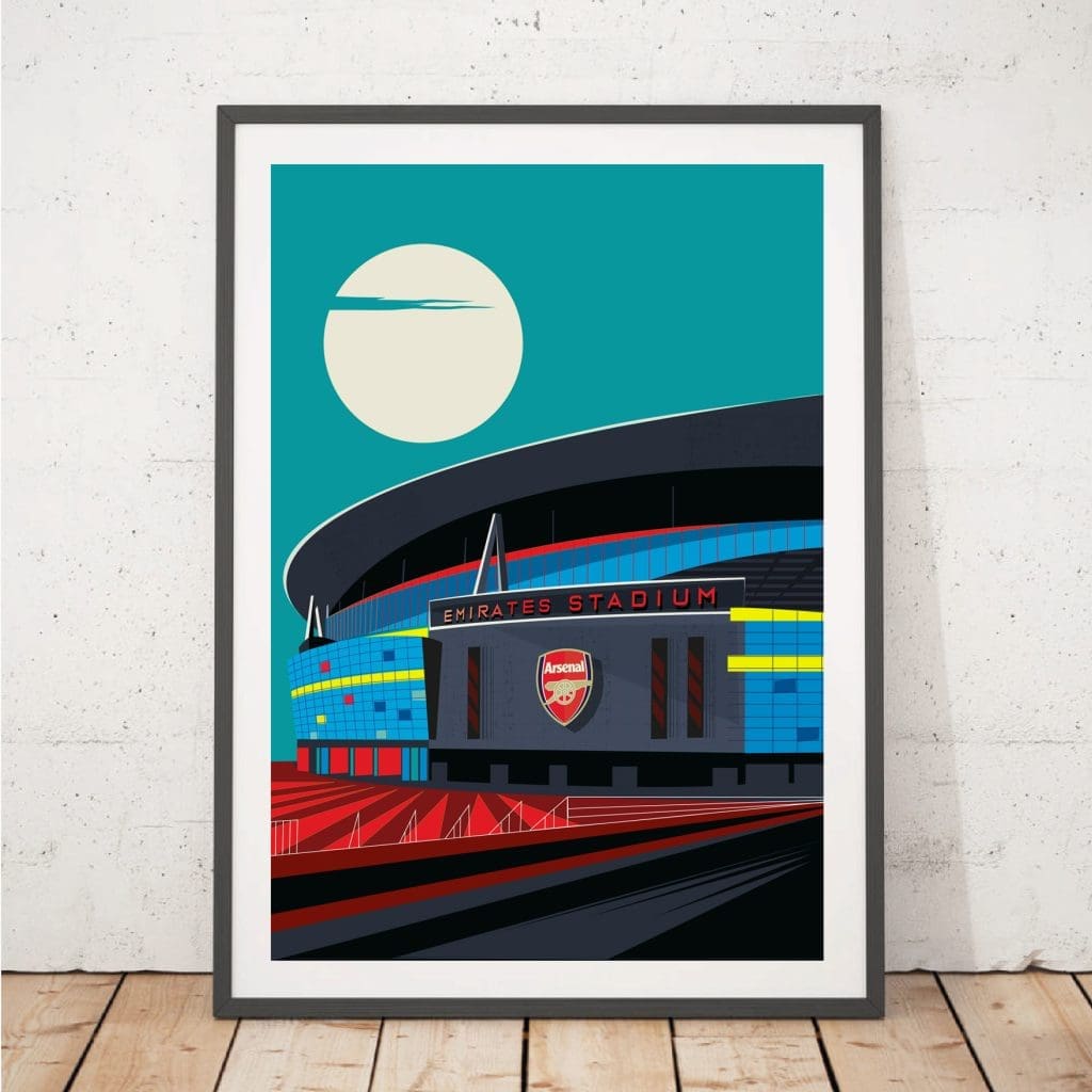 Arsenal Emirates Stadium Illustrated Art Print – Urban Makers