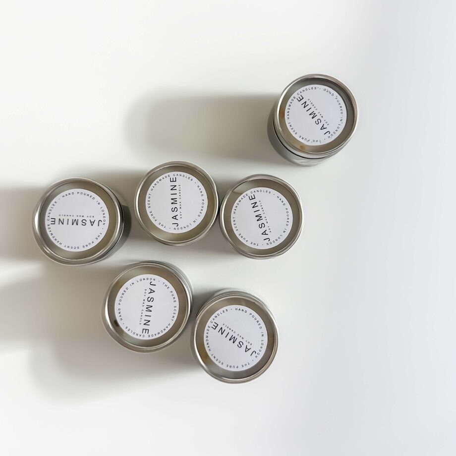 Jasmine Candle - 50g Mini Soy Candles in a Tin – Urban Makers